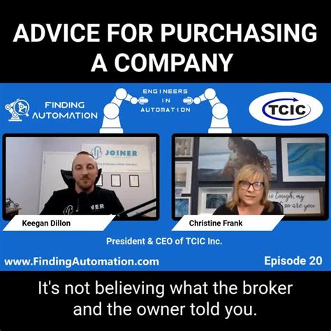 [video] Engineers In Automation On Linkedin Engineersinautomation Businessadvice Newowner