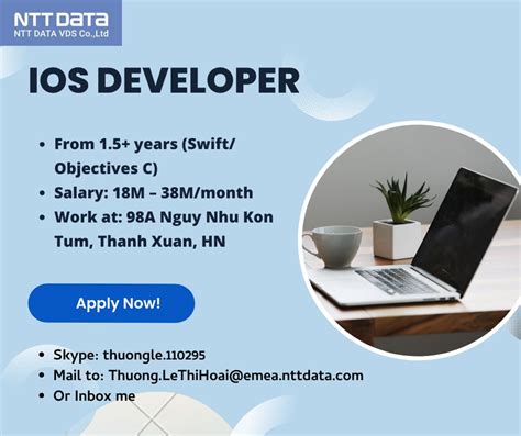 Thuong Le Lisa On Linkedin Nttdatavds Ios Salary Requirement Work Ios Hanoi