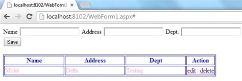 Apply CRUD Operations In Dynamic Grid Using AngularJS