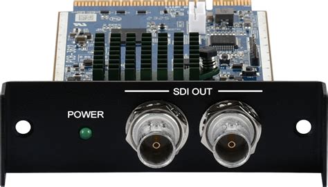 Sdm Sdi12g Tx 12g Sdi Output Module Card 4k 60 12g Sdi With Dual Sdi Outputs In Development