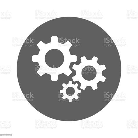 Setting Setup Configuration Optimization Icon Stock Illustration