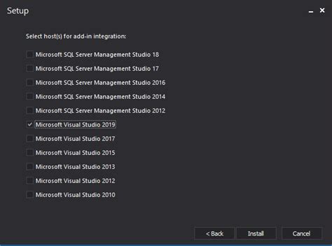 ApexSQL Add Ins Do Not Show In Visual Studio 2019 ApexSQL Add Ins Do Not Show In Visual Studio 2019
