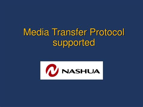 PPT Media Transfer Protocol Supported PowerPoint Presentation Free Download ID