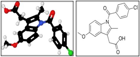 Chemical Structure Of Indomethacin Download Scientific Diagram