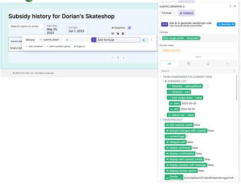 Date Range Filter On Datagrid Not Working Ask Us Anything Weweb Community