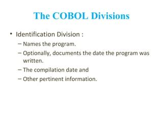 All Around Cobol PPT