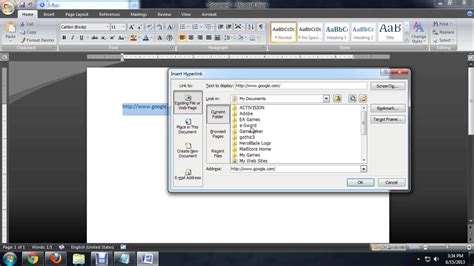 How To Embed URLs In Microsoft Word Tech Niche YouTube