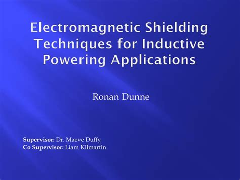 Ppt Electromagnetic Shielding Techniques For Inductive Powering