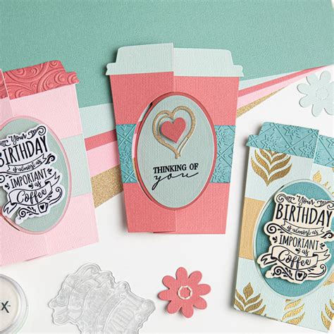Sizzix Thinlits Die Set 8pk Card Café By Jen Long