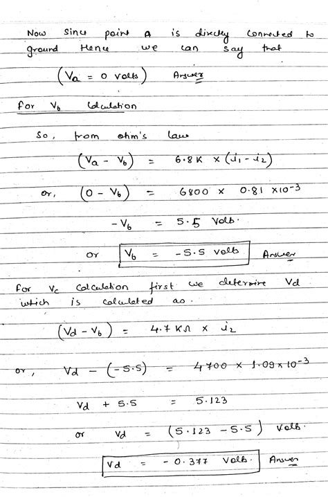[solved] find va vb vc vd vab vbc vad course hero