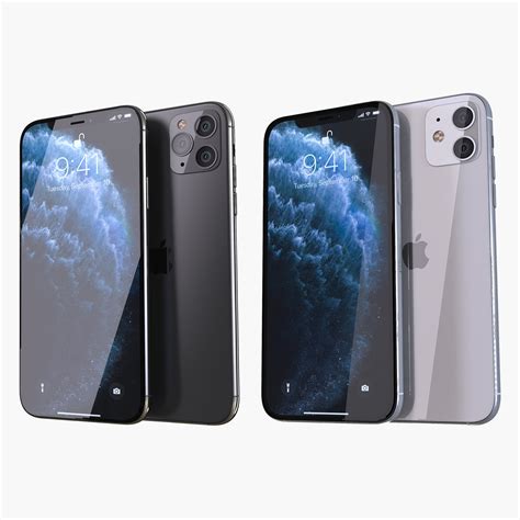 Apple Iphone 11 Pro And Iphone 11 3d Model 39 Max Fbx Obj 3ds Apple Iphone 11 Pro And Iphone 11 3d Model 39 Max Fbx Obj 3ds