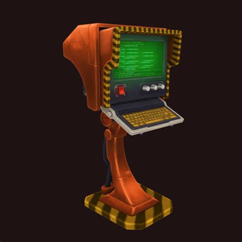 Stylized Computer Terminal Cgtrader Stylized Computer Terminal Cgtrader