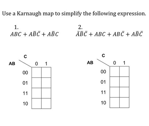 Solved Homework Karnaugh Map Use A Karnaugh Map To Chegg Com