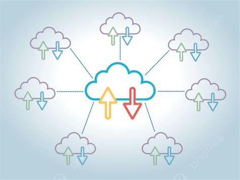 클라우드 컴퓨팅 개념 배경 데이터 베이스 구름 컴퓨팅 배경 일러스트 및 사진 무료 다운로드 Pngtree