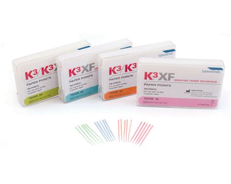 K3 K3xf Gt Gutta Percha Assorted 50 Per Supply Clinic