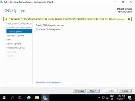 Windows Server 2016 Active Directory Configure Dc Server World