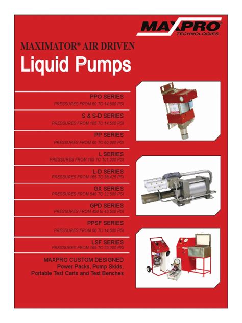 Pump Catalog R 11 2020 Pdf Pump Pressure