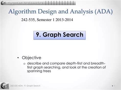 PPT Algorithm Design And Analysis ADA PowerPoint Presentation Free Download ID