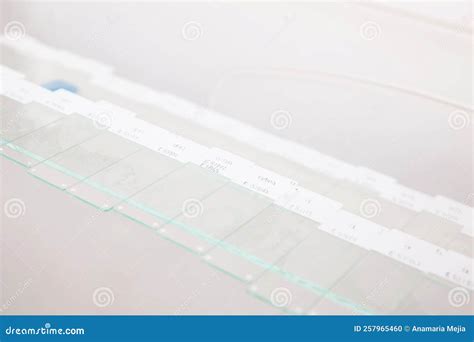Scientist Preparing Slides With Paraffin Embedded Tissue Samples For Immunohistochemistry Assay