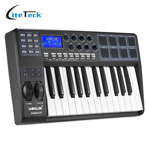 Buy 25 Key Ultra Portable Usb Midi Keyboard 8 Drum