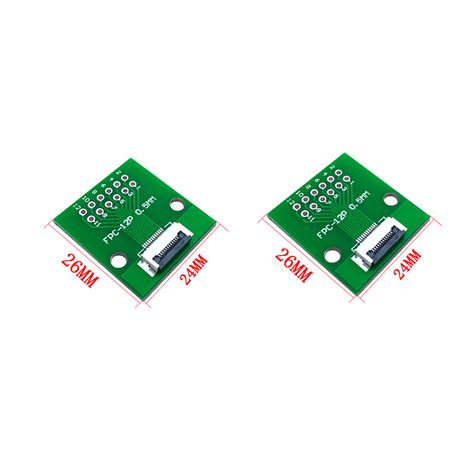 FPC Breakout Board 0 5mm 12P FFC Socket PCB Test Adapter MKTechnic