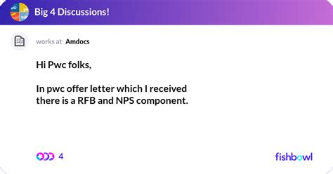 Hi Pwc Folks In Pwc Offer Letter Which I Recei Fishbowl