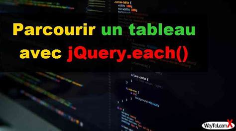 Supprimer Un élément Dun Tableau En Javascript Waytolearnx
