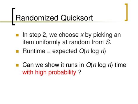 Ppt Randomized Algorithms Powerpoint Presentation Free Download Id