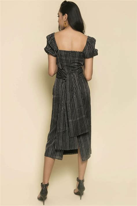 Honeycomb Midi Dress Style Theory Sg