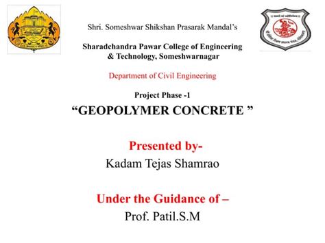 Presentation Ongeopolymer Concrete Pptx