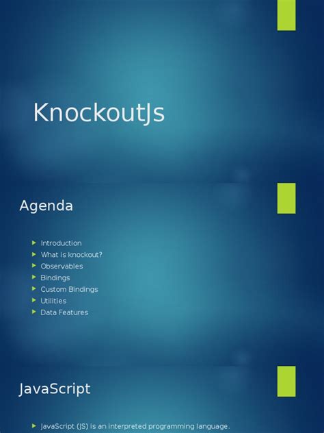 Knockout Js Pdf Java Script Software Development
