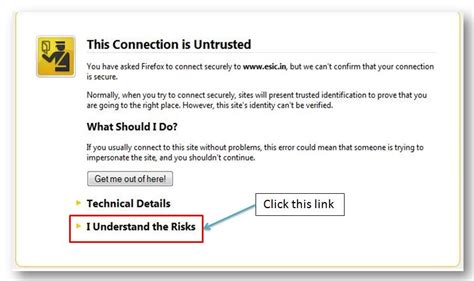 Esic Employer Portal Guide How To Solve This Connection Is Untrusted