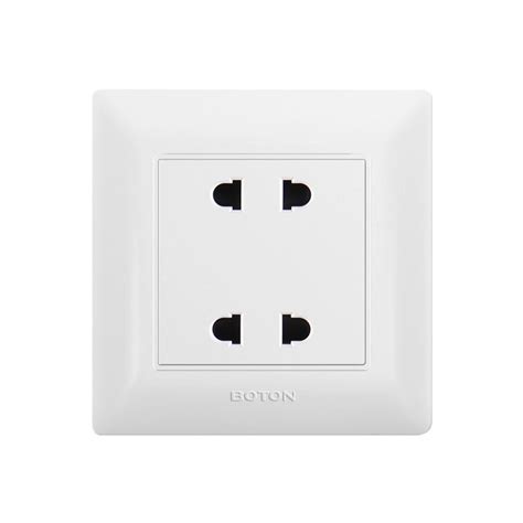Flush Mounted Double 2 Pin Socket 4 Pin Multi Wall Socket China Wall Socket And Multi