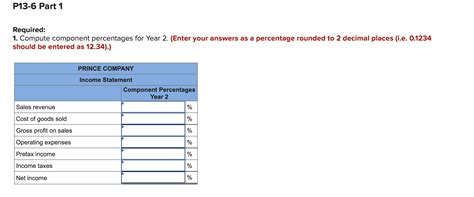 Solved Required Information P13 6 Algo Computing