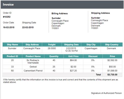 Step By Step Guide Creating Invoice Reports With Bold Reports Designer
