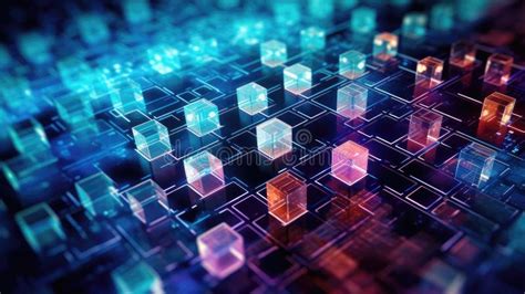 Blockchain Interaction Transaction Concept Captivating Image Of Secure