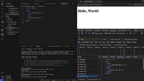 Memproses Formulir Web Di Sisi Server Menggunakan Nodejs Dan Express