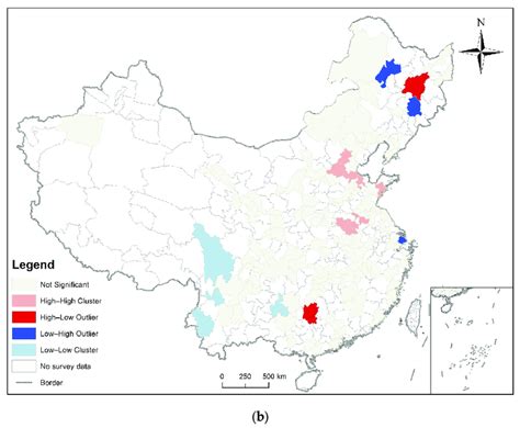 Spatial Autocorrelation Analysis Of Diabetes Prevalence In 2018 A Download Scientific