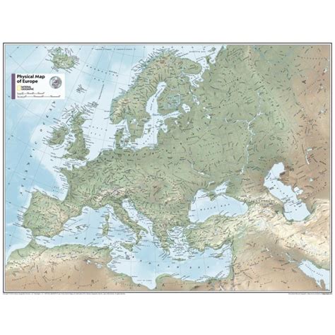 Europe Physical Atlas Of The World 11th Edition Compact Stanfords
