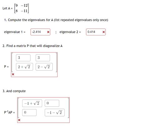 solved let a [9 128 11]compute the eigenvalues for a list