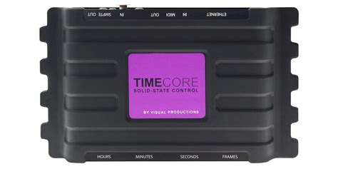 visual productions timecore timecode m s and konverter midi smpte linear artnet timecode generator