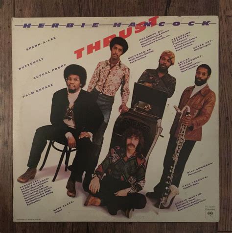 Herbie Hancock Thrust Lp Us 1st 1974 Columbia Pc