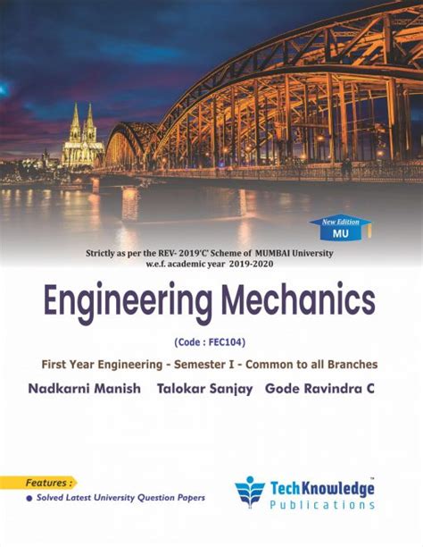 Techknowledge Engineering Mechanics MU Bookwalas