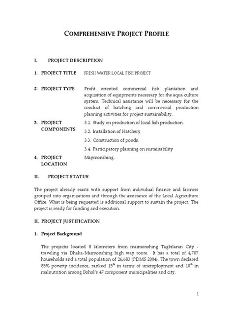 cmprehensive project profile pdf poverty poverty and homelessness