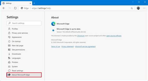 how to check for updates manually on microsoft edge pureinfotech