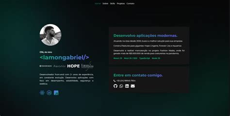 Gabriel Lamon On Linkedin Portfolio Nextjs Reactjs Github
