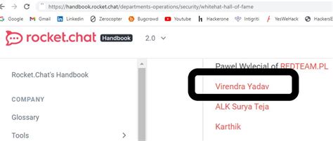 Virendra Yadav On Linkedin Hof Ethicalhacking Bugbounty