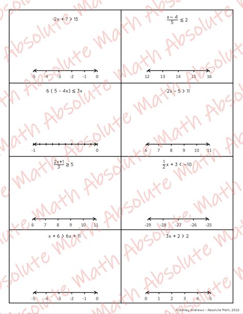 Inequalities Guided Notes Classful
