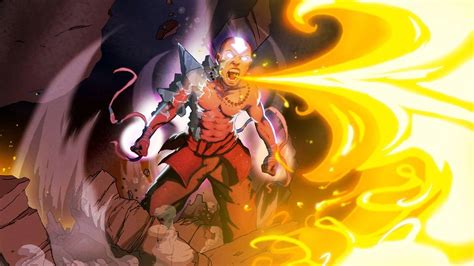 Download Avatar State Aang Using Earth Element Wallpaper
