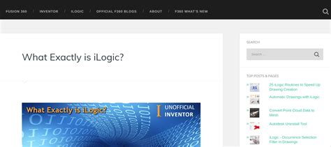 해결됨 Inventor I Logic의 영감을 많이 받은 사이트~ 강력 추천 Autodesk Community